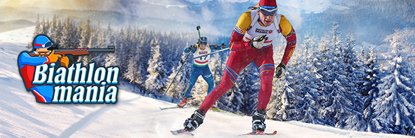 Biathlon Mania - Online hra z prostředí Biatlonu. WEBOVÉ hry